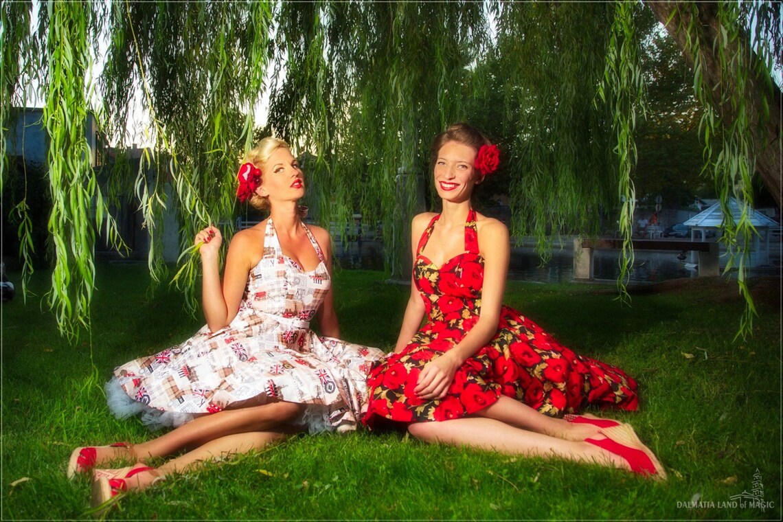 Summer Dress Red Poppy Dress Poppy Flower Red Floral - Etsy