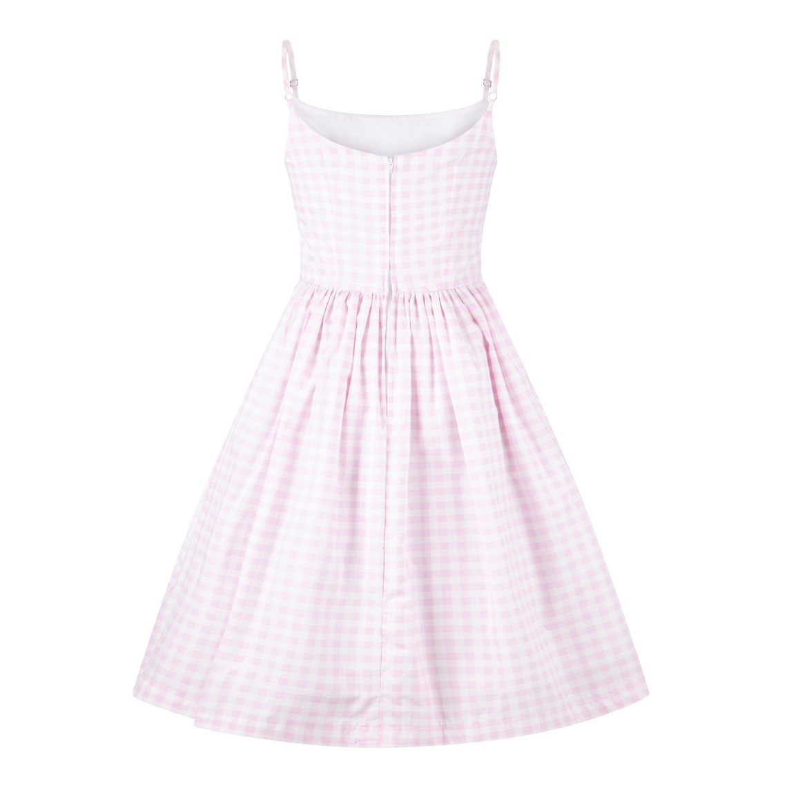 Pink Gingham Dress Pink Checker Dress Pink Bridesmaid Dress | Etsy