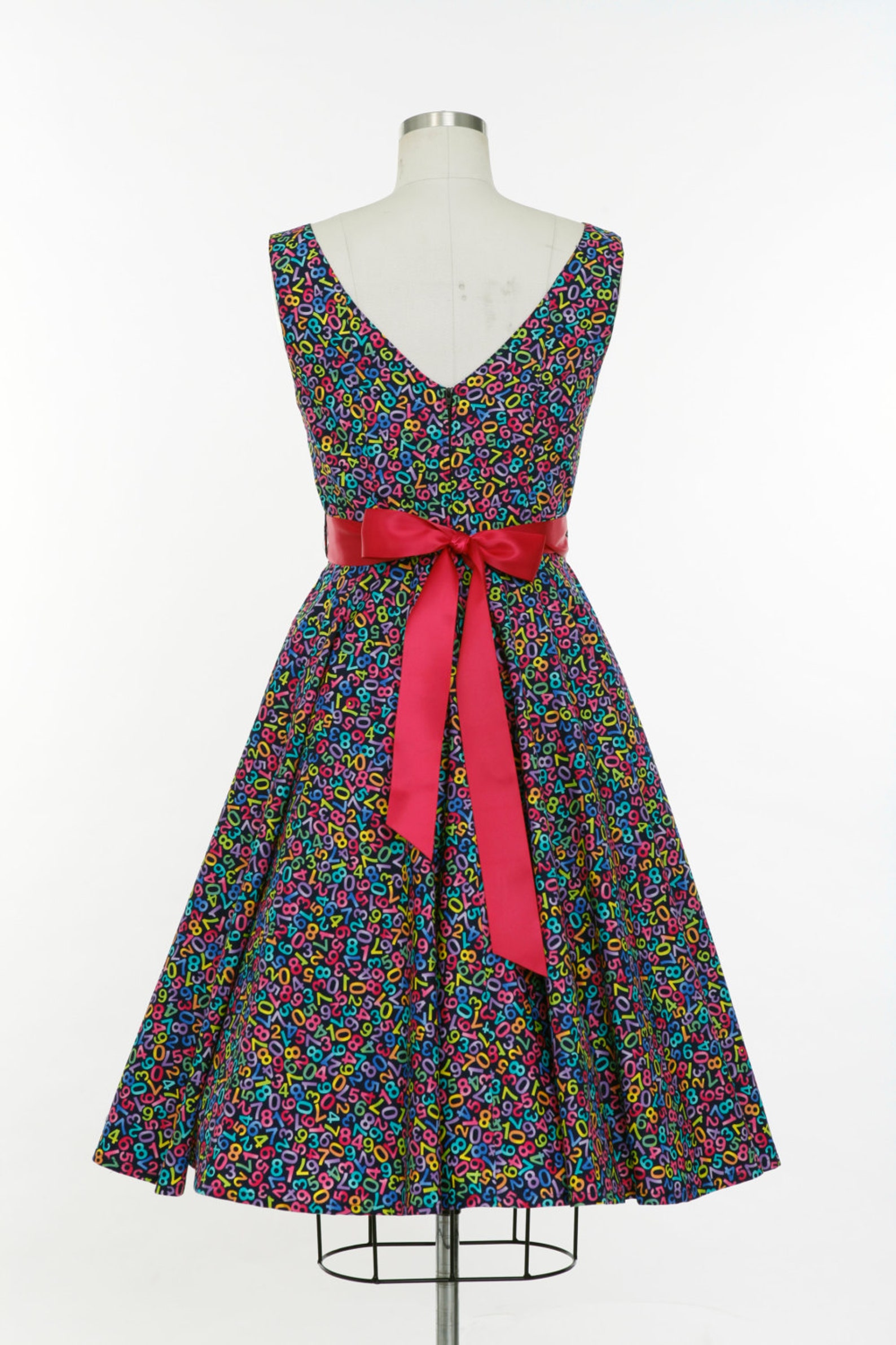 Numbers Dress Birthday Dress Party Dress Women Summer Dress - Etsy