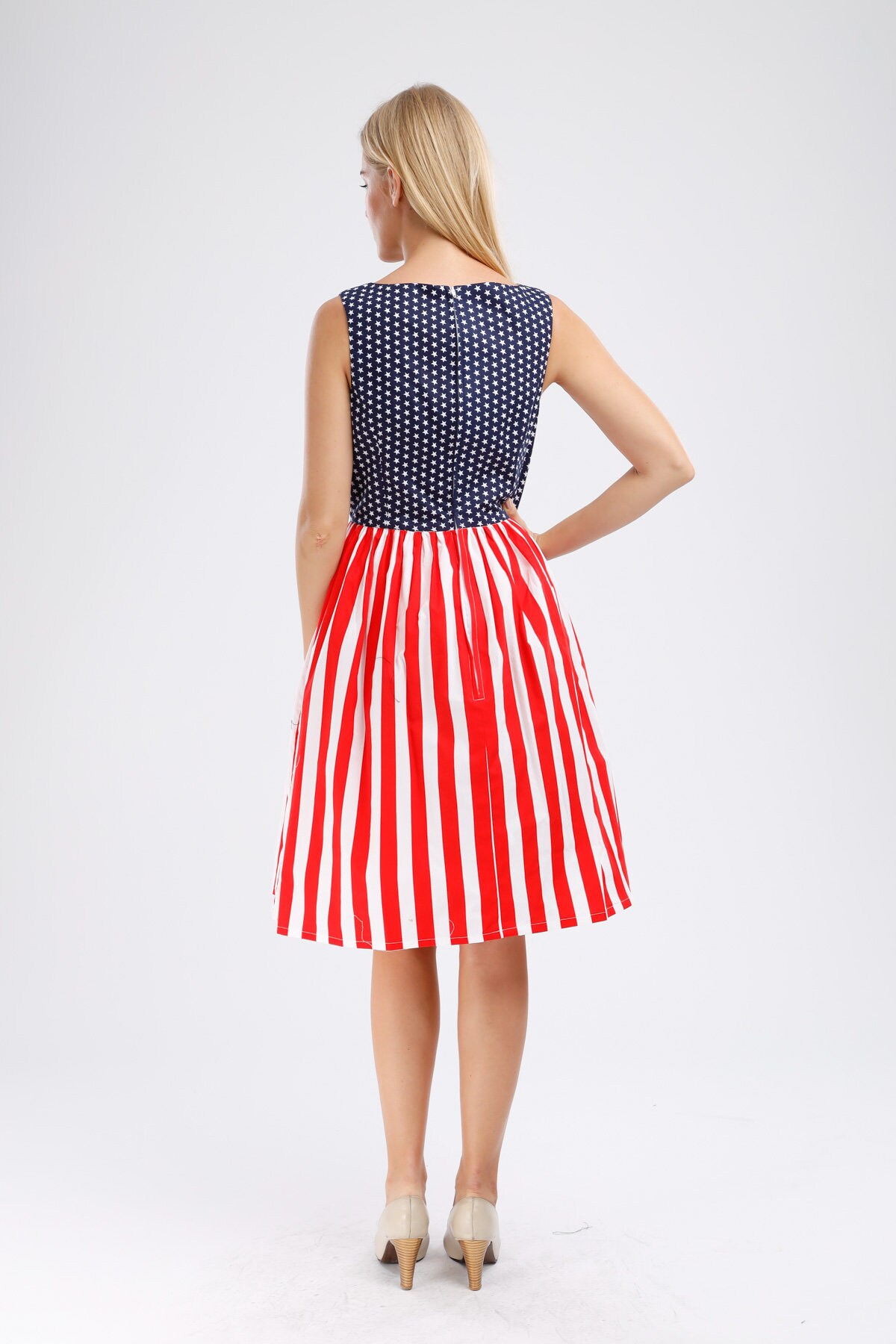 USA Flag Dress Independence Day Dress 4th of July Dress USA - Etsy