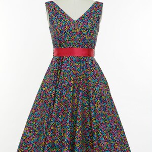 Numbers Dress Birthday Dress Party Dress Women Summer Dress Vintage ...