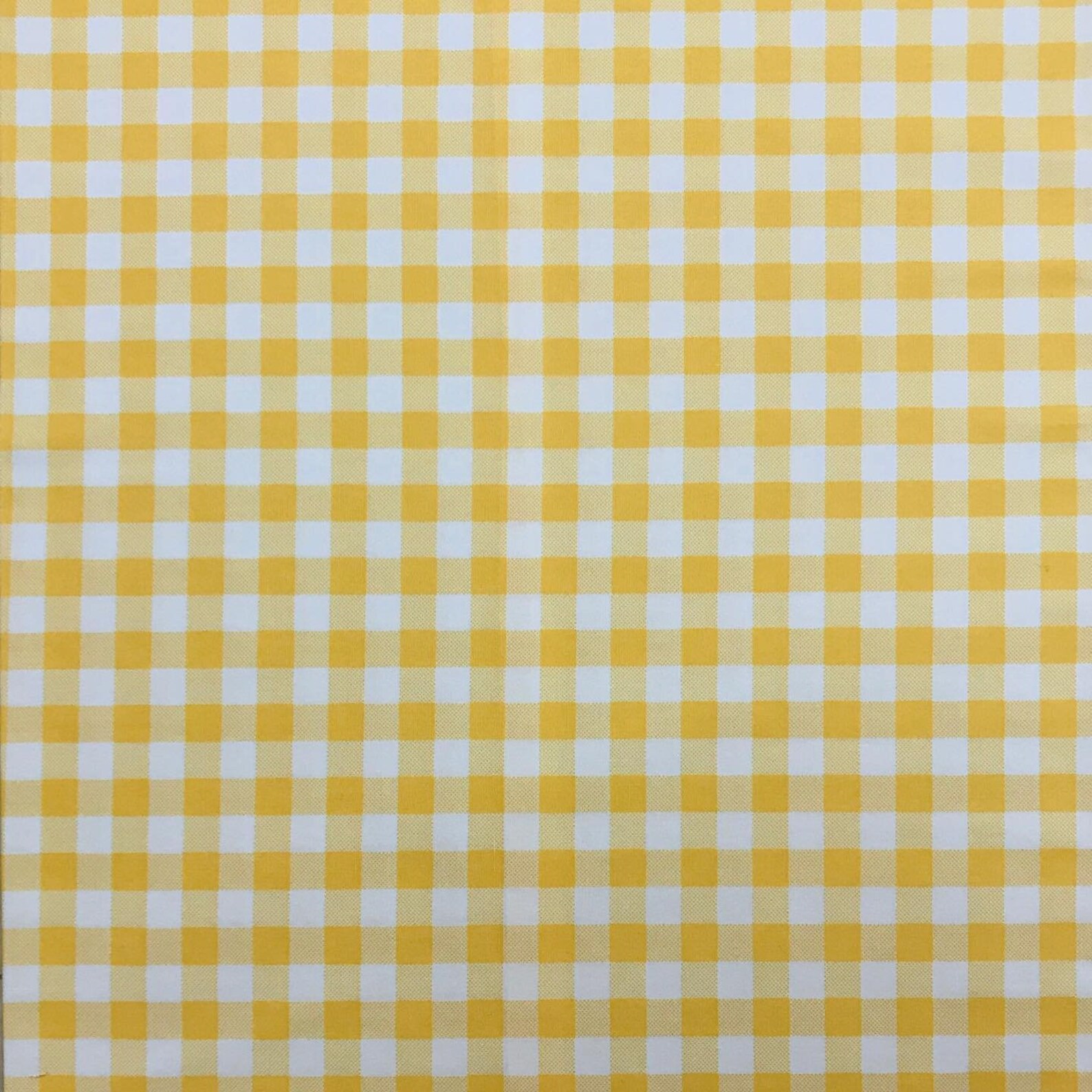 Yellow Gingham Fabric 100% Cotton Fabric for CUSTOM ORDER or - Etsy