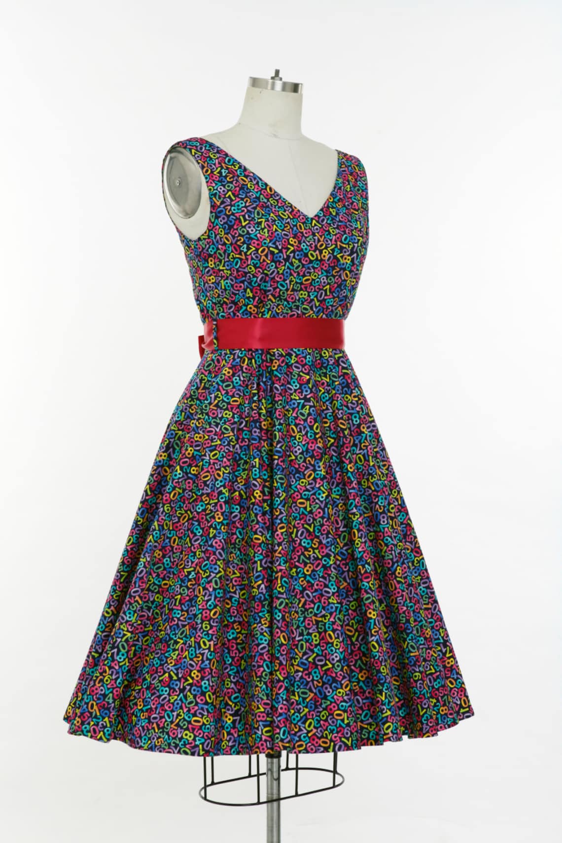 Numbers Dress Birthday Dress Party Dress Women Summer Dress - Etsy