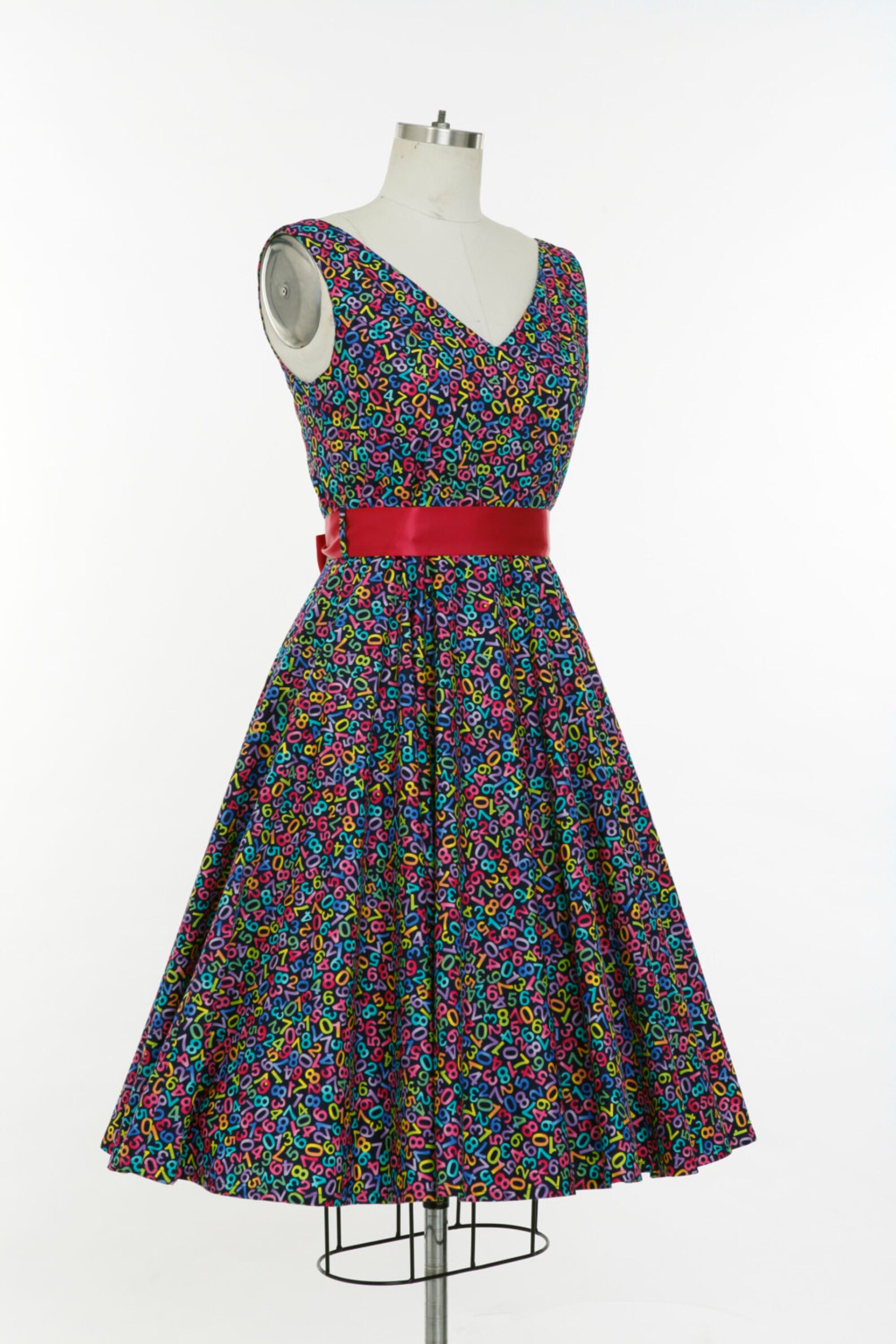 Numbers Dress Birthday Dress Party Dress Women Summer Dress - Etsy