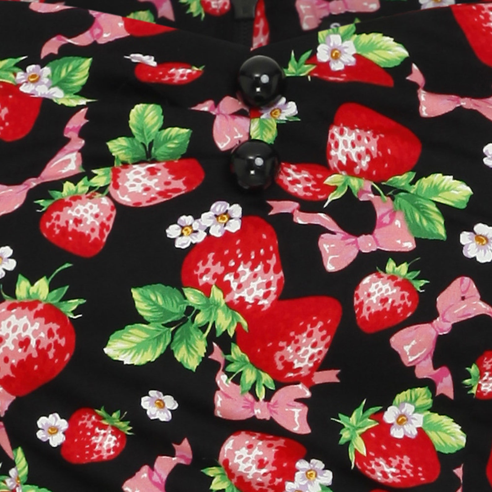 Strawberry Top Women Blouse Strawberries Print Fruit Pinup Top - Etsy