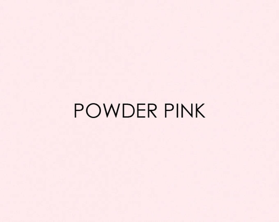 Powder Pink Cotton Fabric - by the Yard #CT28 100% Cotton Fabric Solid ...
