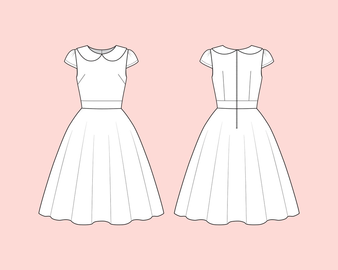 ALICE CUSTOM MADE Dress in Your Choice of Fabric Vintage - Etsy