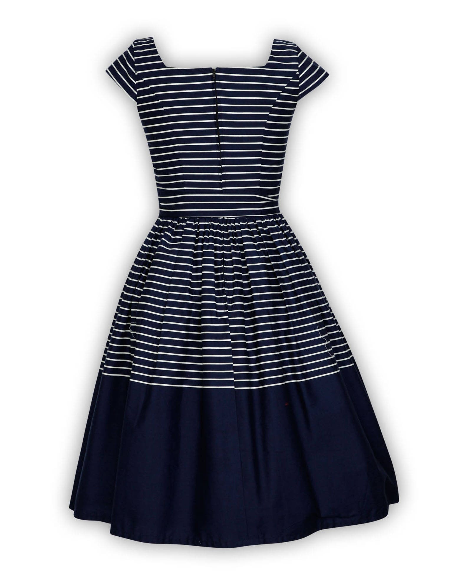 Navy Nautical Dress Sailor Dress Sundress Striped Dress Summer | Etsy