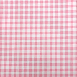Pink Gingham Fabric 100% Cotton Fabric for CUSTOM ORDER or by the YARD ...