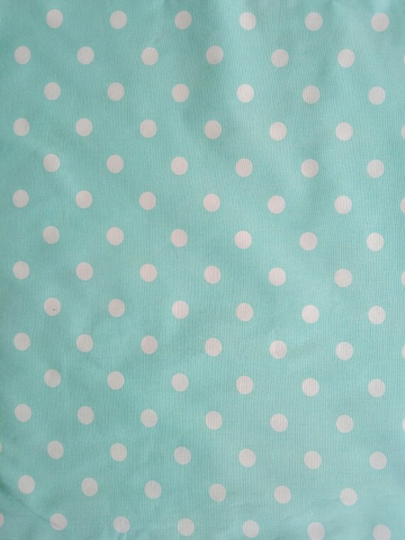 Mint Polka Dot Background