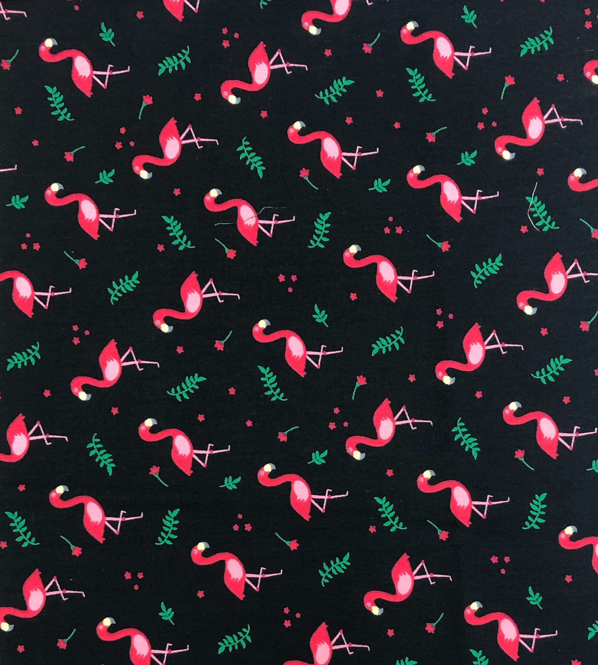 Flamingo Fabric 100% Cotton Fabric for CUSTOM ORDER or by the | Etsy