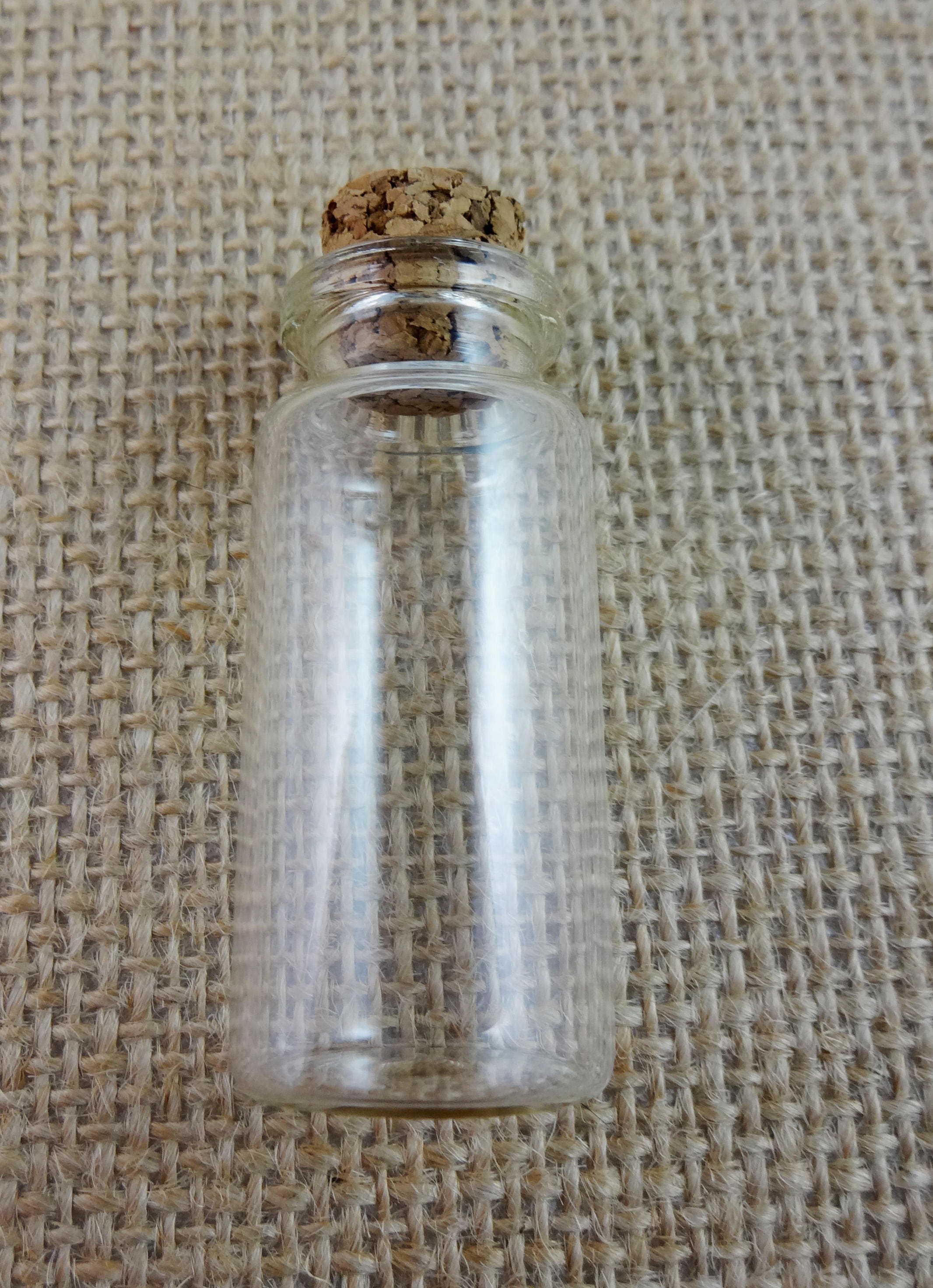 Mini Glass Containers With Cork Tops Set of Six to Store | Etsy