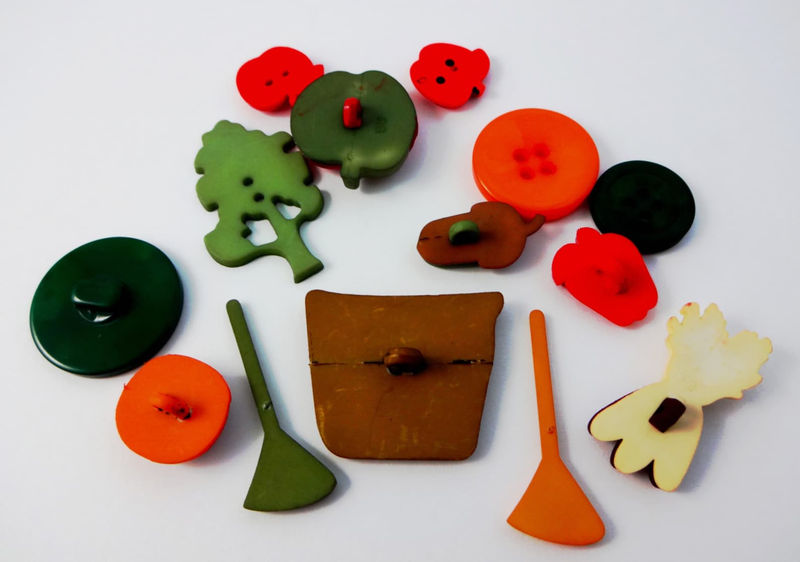 Autumn Themed Button Assortment Set of 14 Includes Bushel - Etsy