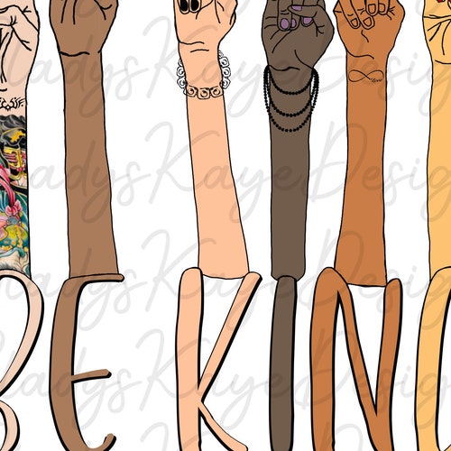 PNG Instant Download. Be Kind. Sign Language Hands. Equality | Etsy
