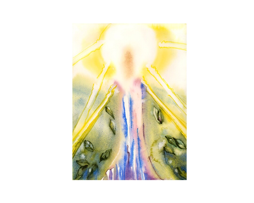 Metatron Angel Art Print: Christ Consciousness Watercolor (11x14) - Etsy