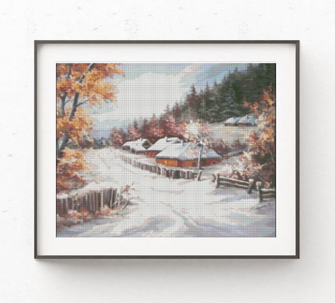 Winter Somewhere, Sometime Counted Cross Stitch Patterns Printable ...
