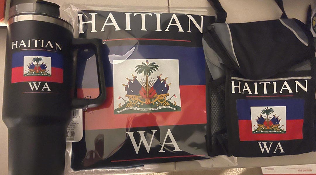 Custom Haitian Flag , Haitain King Gift Set, Shirt, Lunch Bag , Stanley ...