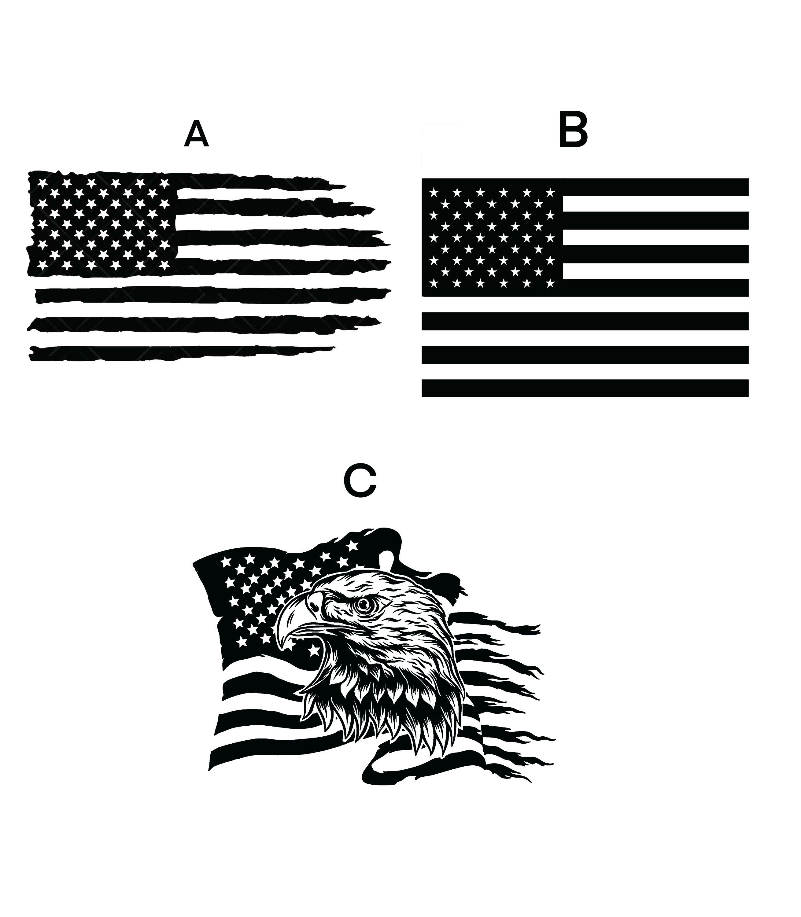 American Flag Vinyl Decal - Etsy