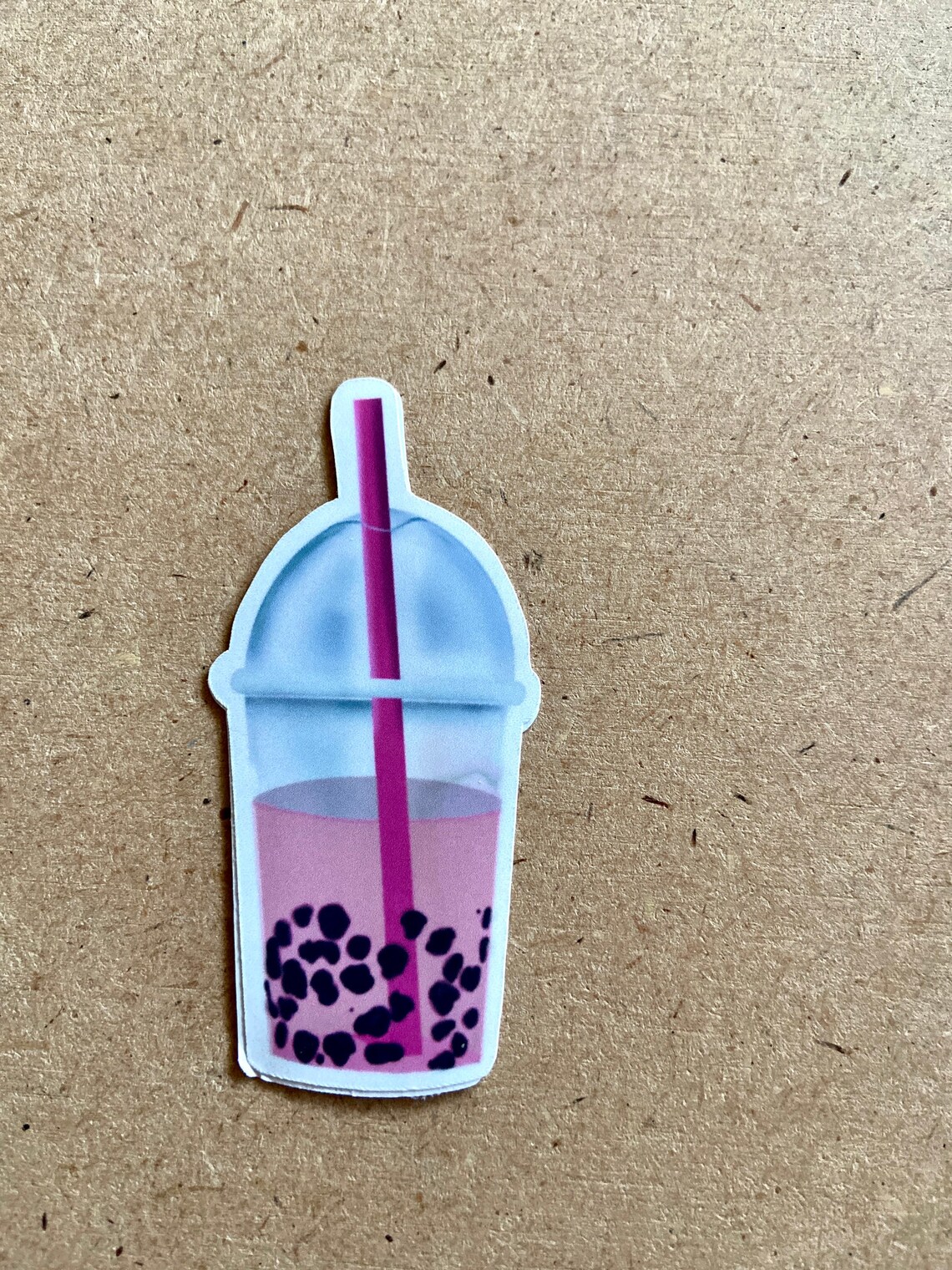 Boba Tea Sticker Glossy Vinyl Sticker | Etsy