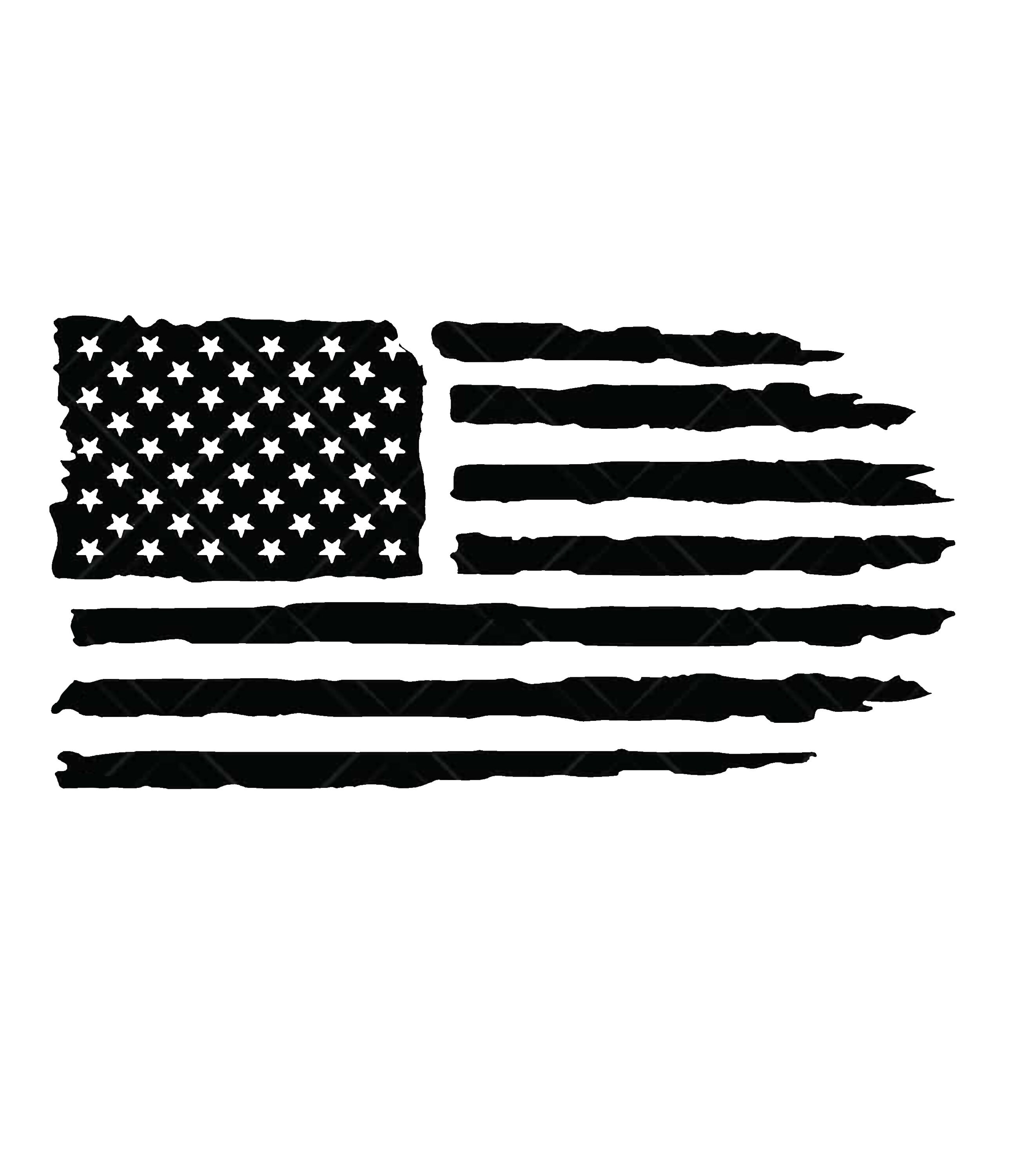 American Flag Vinyl Decal - Etsy