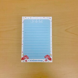A6 Stationery Notepad - A6 Stationary Pad - Shopping List - Etsy
