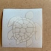 Sea Turtle Decal Vinyl for Cars - Etsy