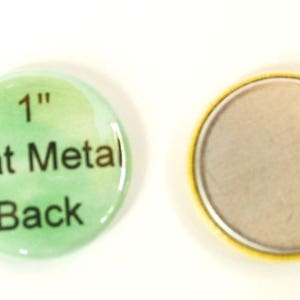 1 Inch Flat Back Buttons Complete Sets for Tecre Button Press - You ...