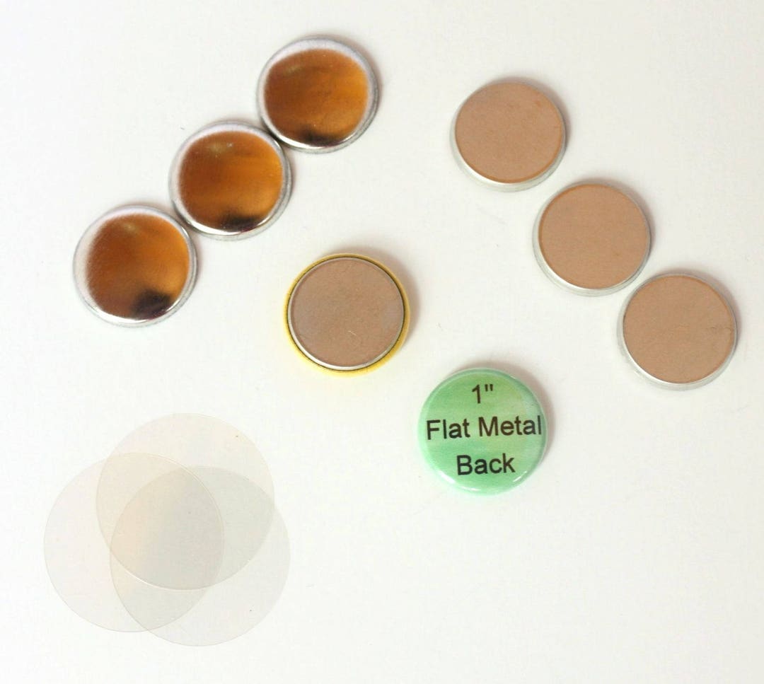 1 Inch Flat Back Buttons Complete Sets for Tecre Button Press - You ...