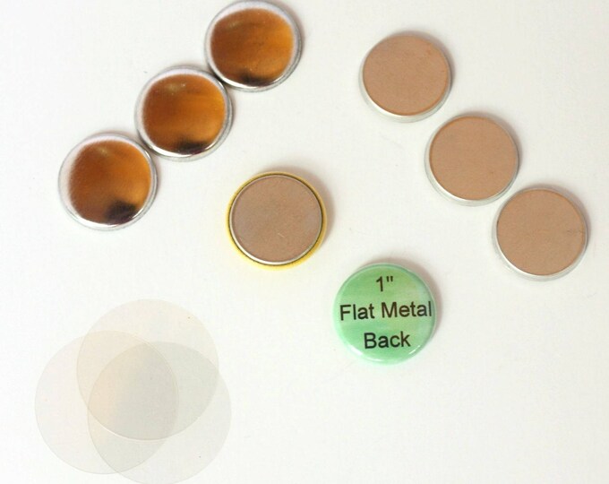 1 Inch Flat Back Buttons Complete Sets for Tecre Button Press You ...