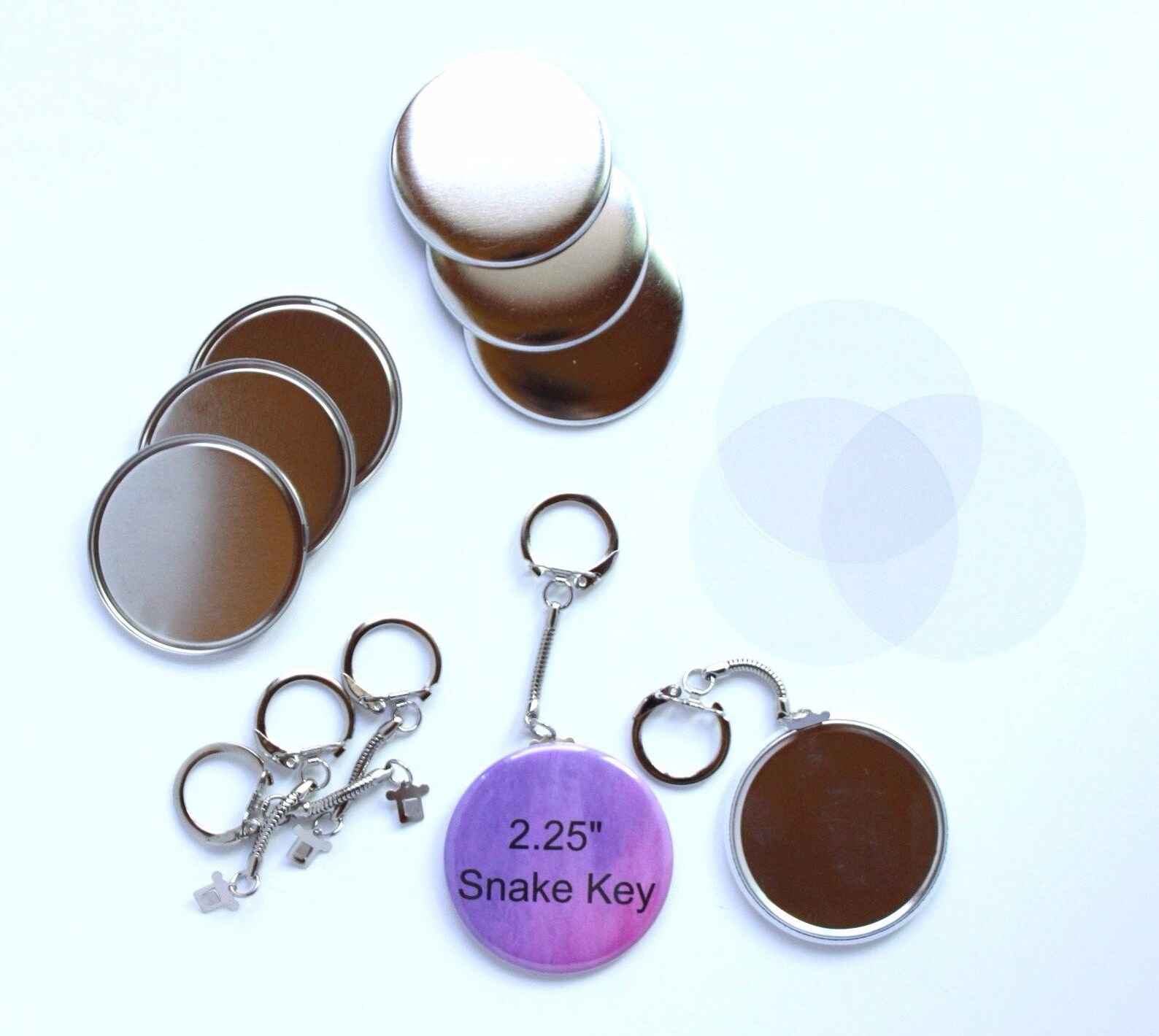 2.25 Inch Snake Key Chain Complete Button Sets for Tecre | Etsy