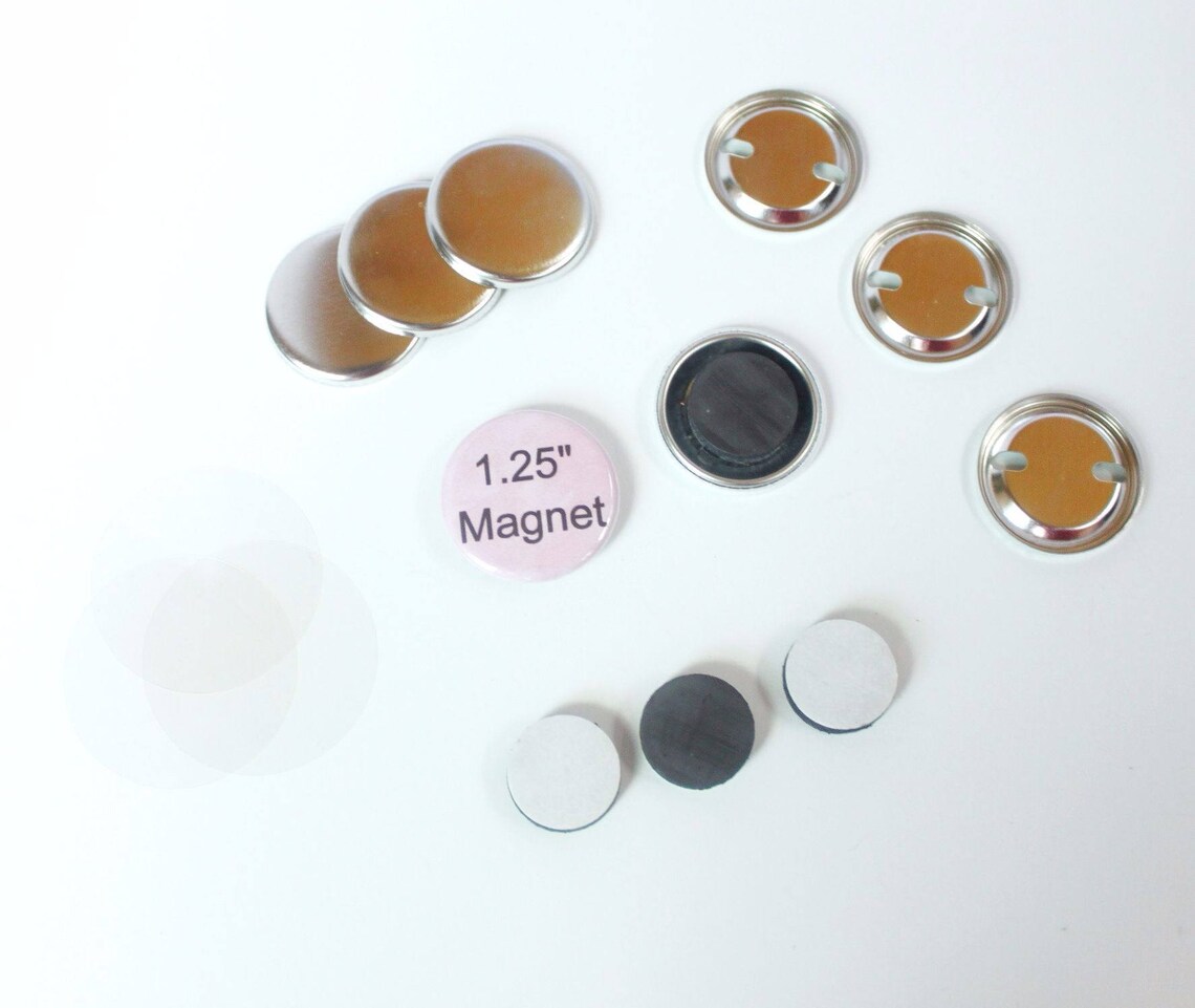 1.25" Round Paper Button Press - Round Button Maker - Paper Button ...
