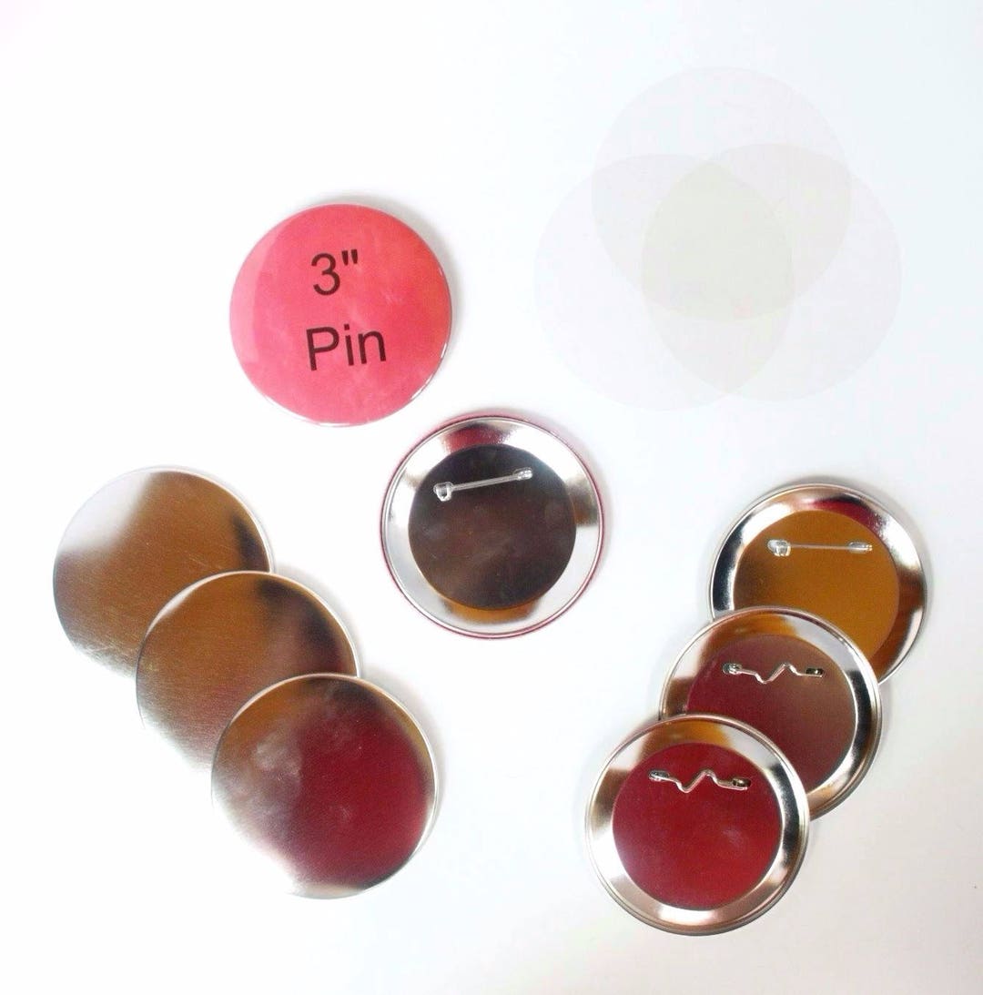 3 Inch Pins for Tecre Button Press - You Choose Quantity 25-250 ...