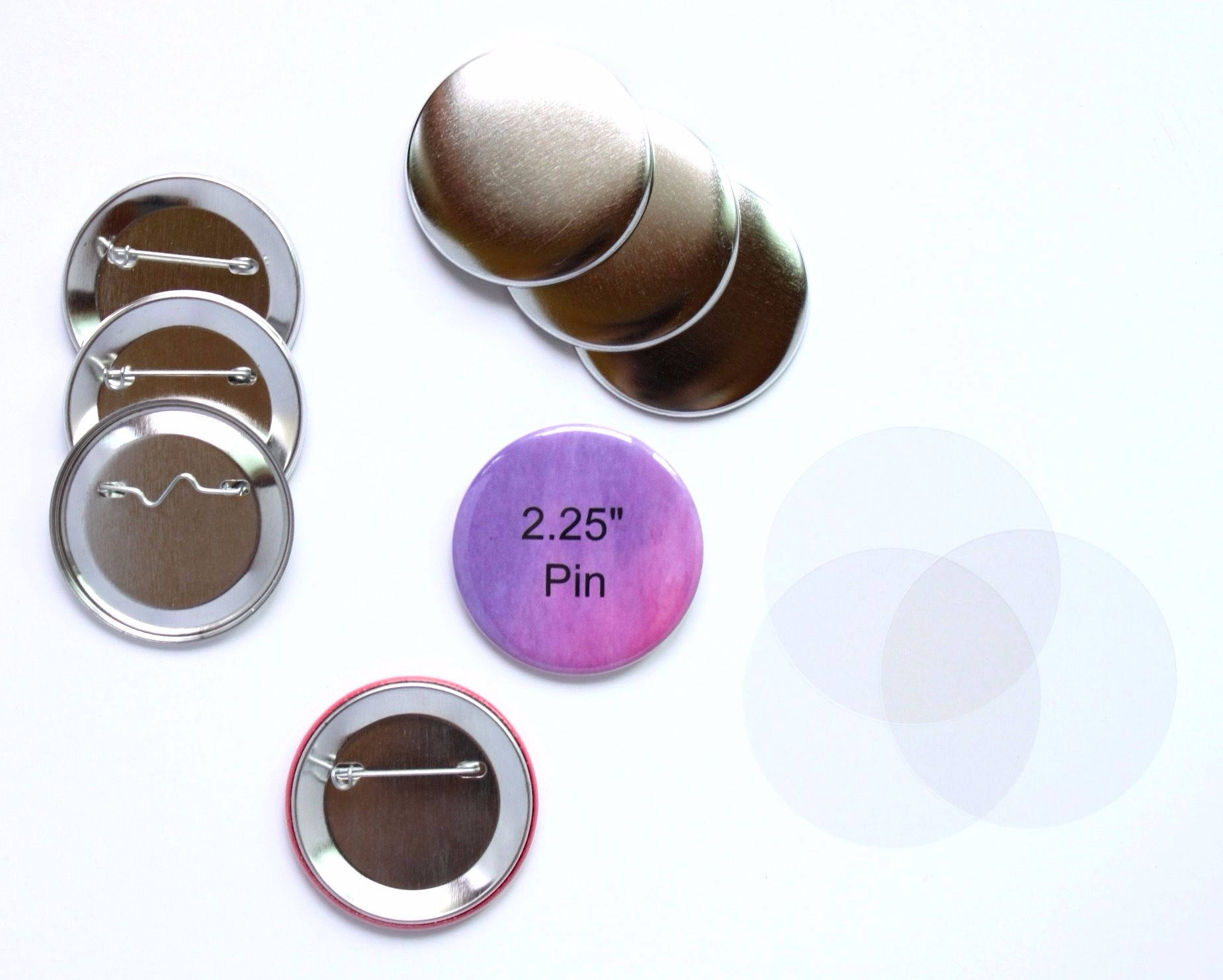 2.25 Inch Pins Complete Sets - Tecre Button Press - You Choose Quantity ...