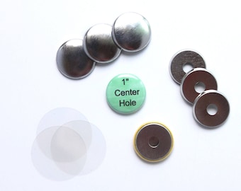 1 Inch Flat Back Buttons Complete Sets for Tecre Button Press You ...