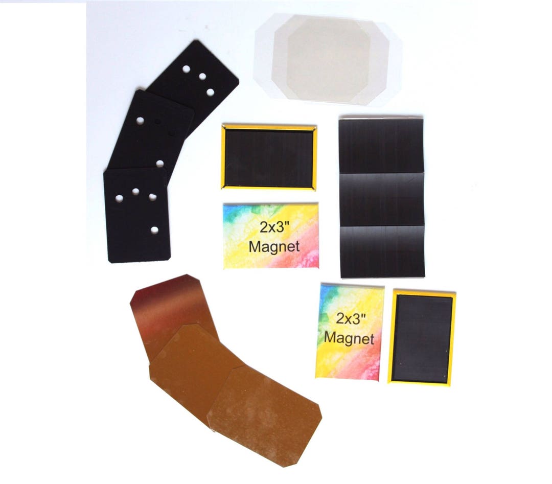 2x3 Inch Magnet Tecre Buttons - You Choose Quantity of 25-100 Complete ...