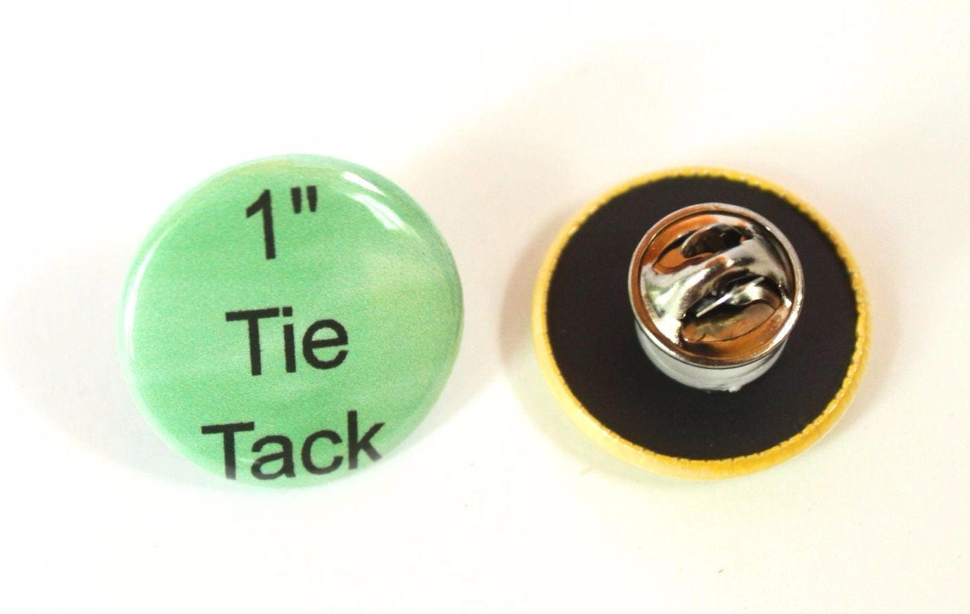 1 Inch Tie Tack Buttons for Tecre Button Press - You Choose Quantity 25 ...