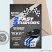 Editable Race Car Fast and Furious Birthday Thank You Tags Instant ...