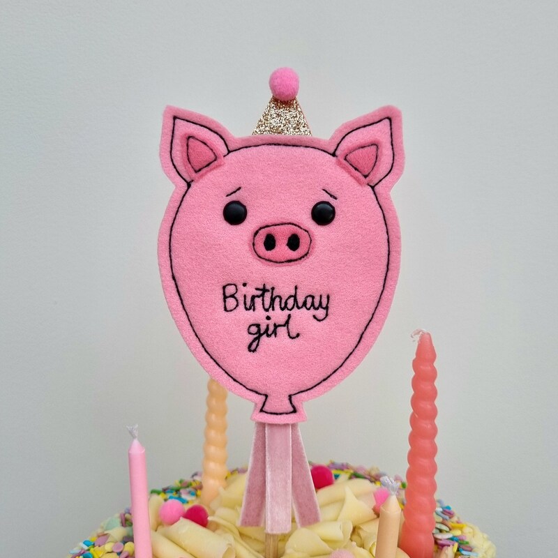 Pig Cake Toppers - Etsy