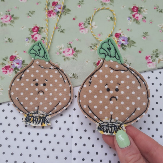 Decoración colgante de cebolla personalizada Percha de - Etsy España