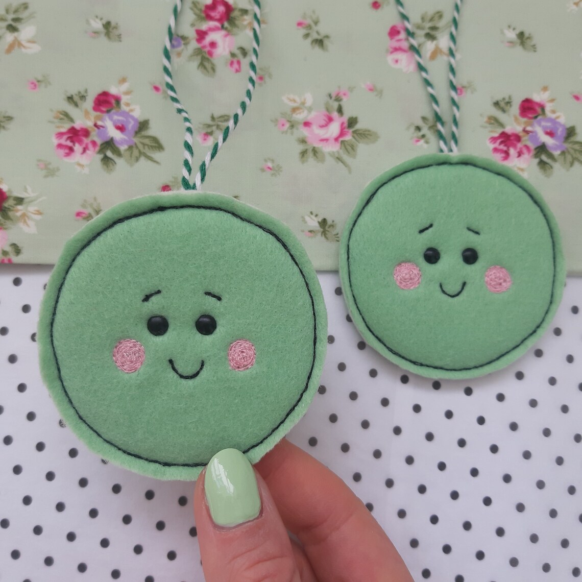 Personalised Pea Hanging Decoration Free Motion Peas - Etsy UK