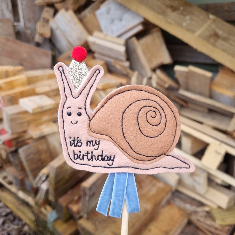 Snail Applique - Etsy