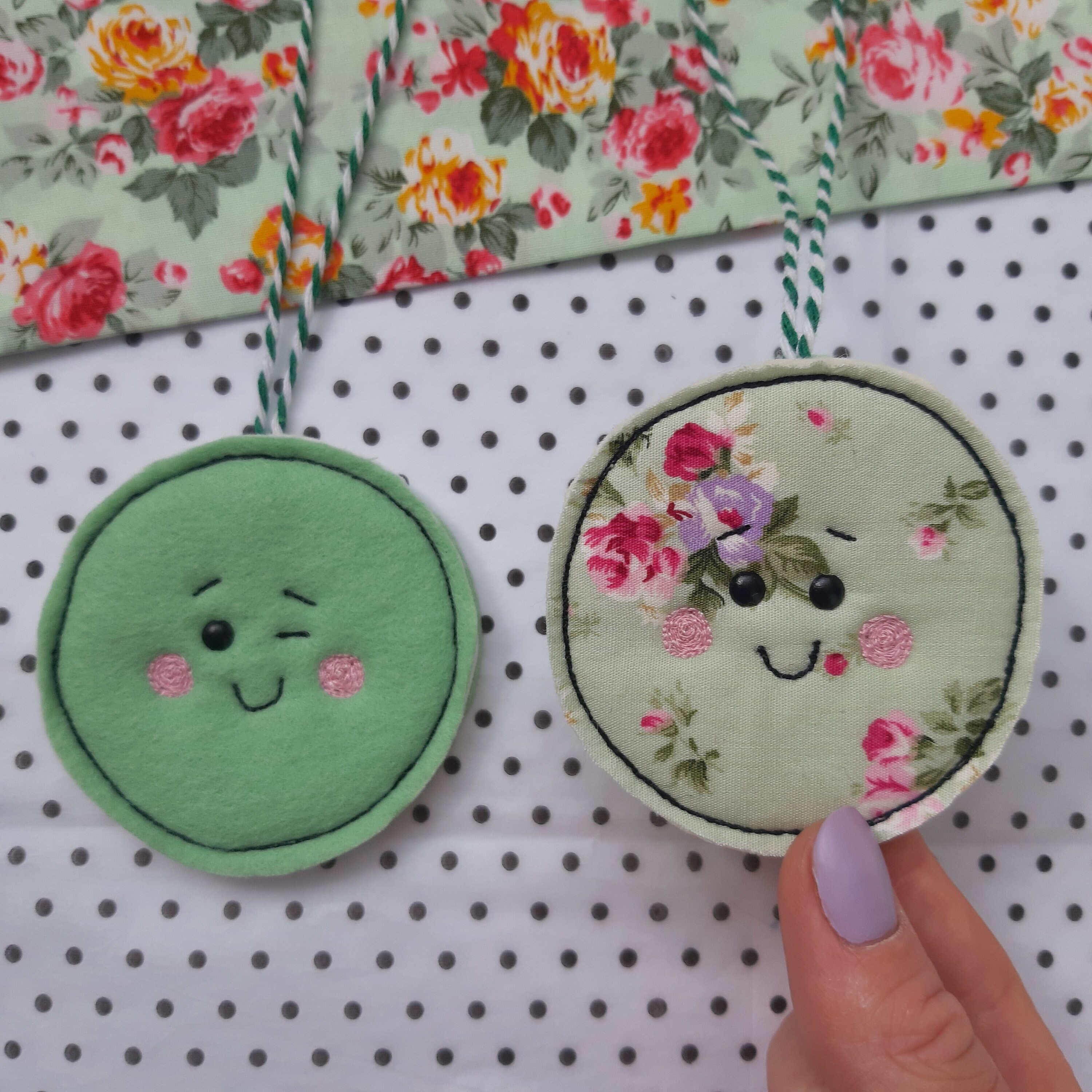 Personalised Pea Hanging Decoration Free Motion Peas - Etsy UK