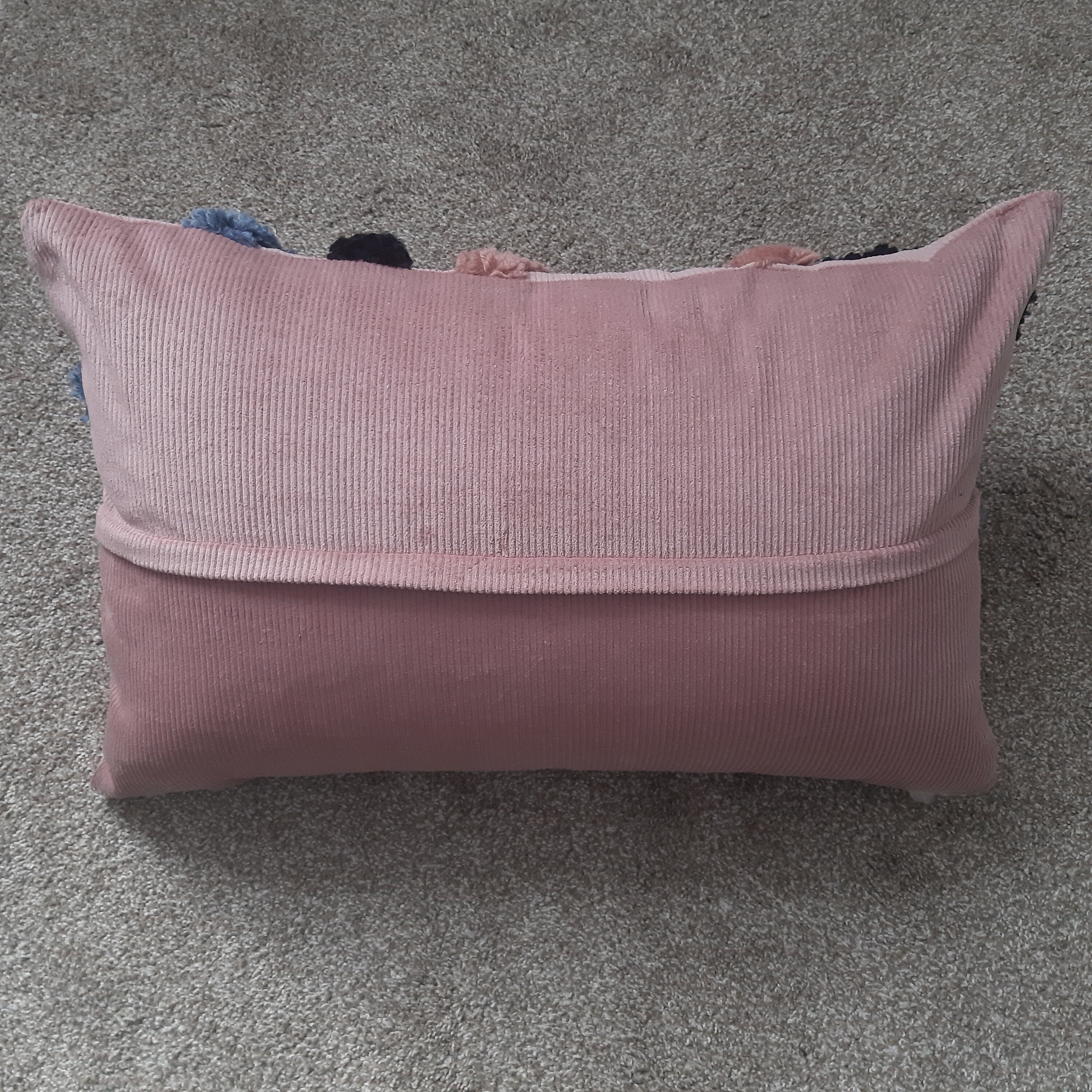 Pattern Tufted Handmade Cushion Pink Corduroy Abstract Design - Etsy UK