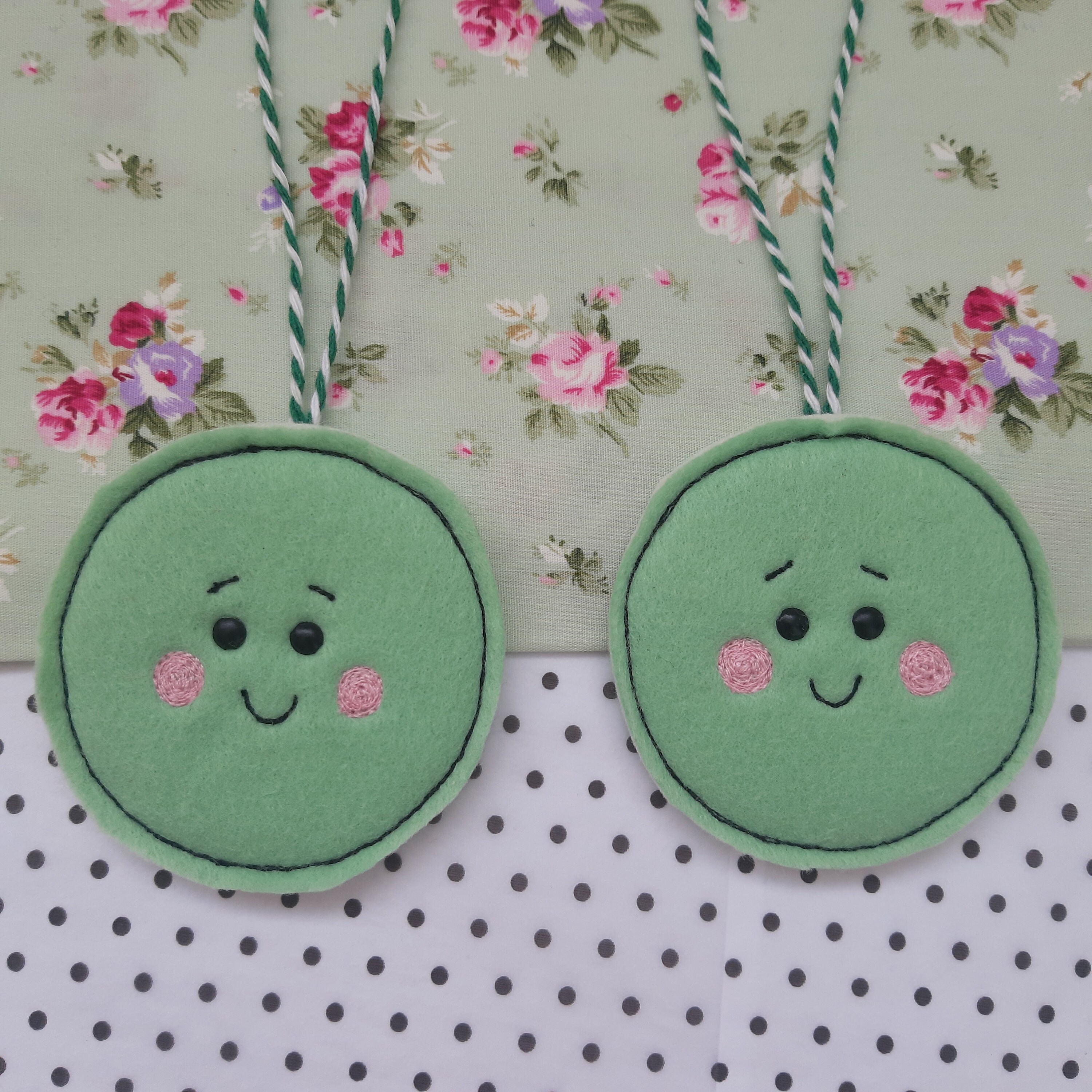Personalised Pea Hanging Decoration Free Motion Peas - Etsy UK