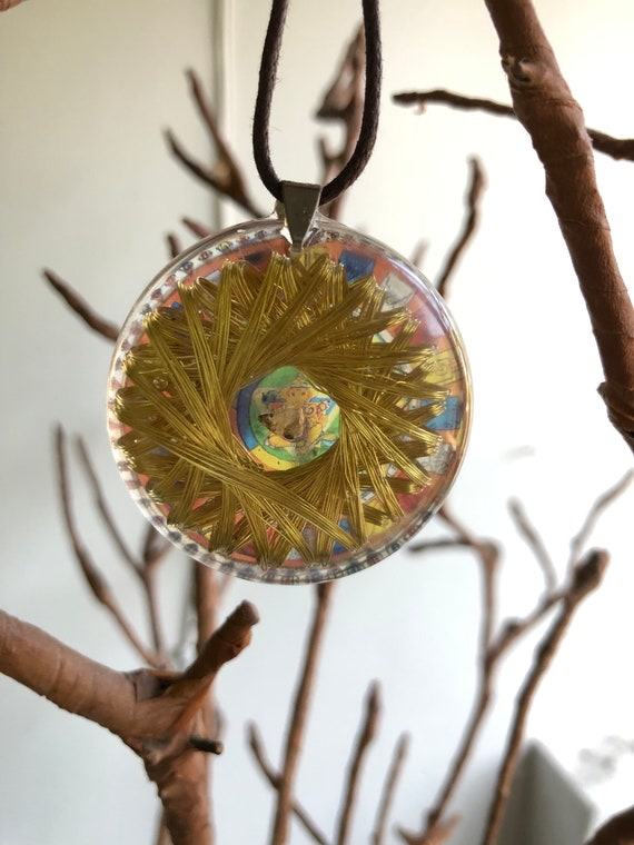 Mixed Media & Collage Shiva Shakti Star Vortex Metayantra Pranic Device ...