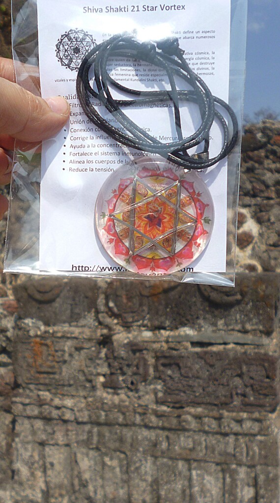 Mixed Media & Collage Shiva Shakti Star Vortex Metayantra Pranic Device ...