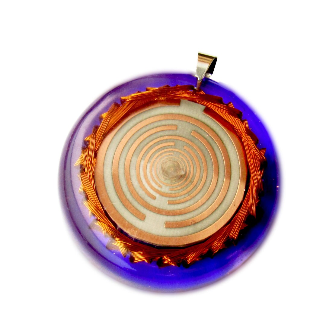 Moldavite Orgone Necklace • Lakhovsky MWO Healing Pendant • EMF ...