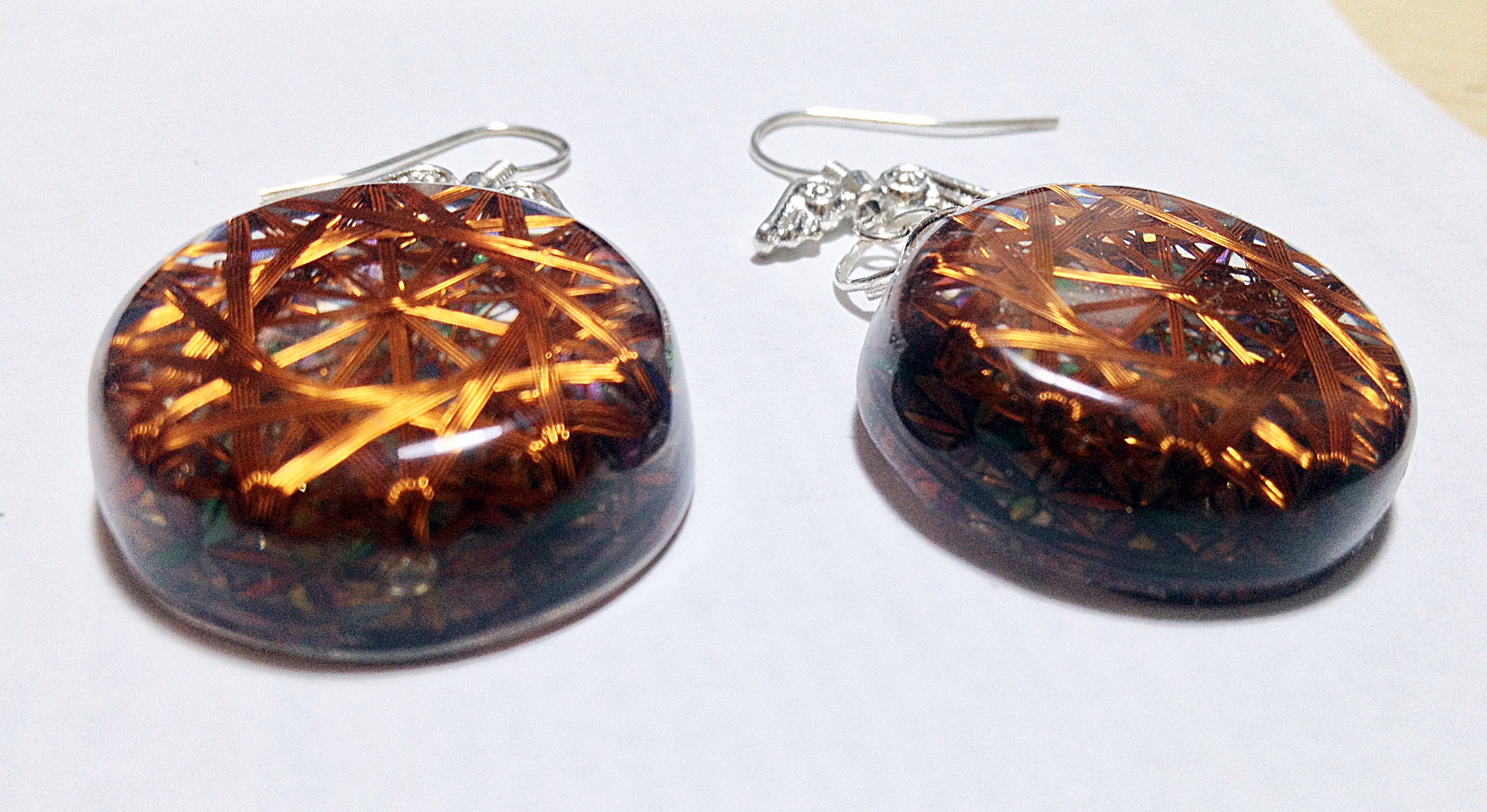 Flower of Life 12 Vortex Earrings Metayantra Pranic Device - Etsy