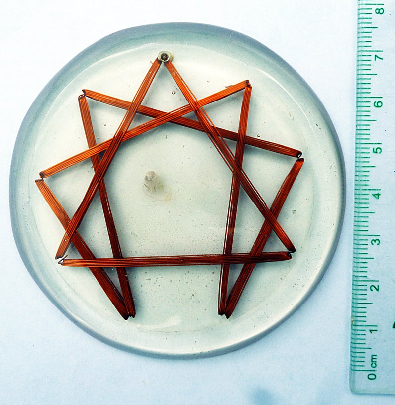 Eneagram Star Vortex Metayantra Pranic Device Quartz Metal - Etsy