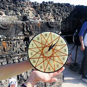 Radionic Orgone Energy Clock With Black Tourmaline, Citrine & Quartz ...